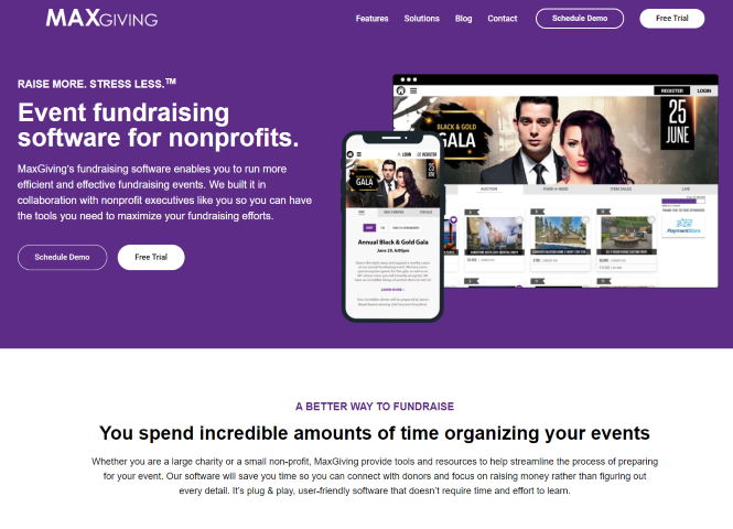 MaxGiving - The best event fundraising software for nonprofits is on ...