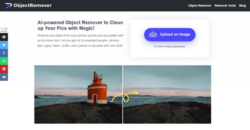 Object Remover - Simple and Free AI to Clean up Pictures without Losing ...
