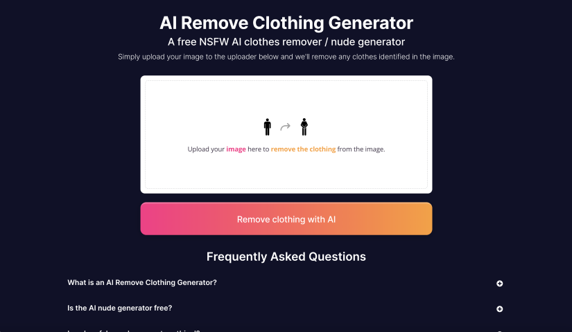 Clothing Remover AI - Free NSFW AI clothes remover generator is on AppRater