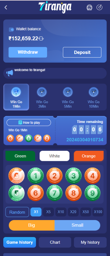 Tiranga Games - The leading Wingo Colour Prediction game in India! is ...